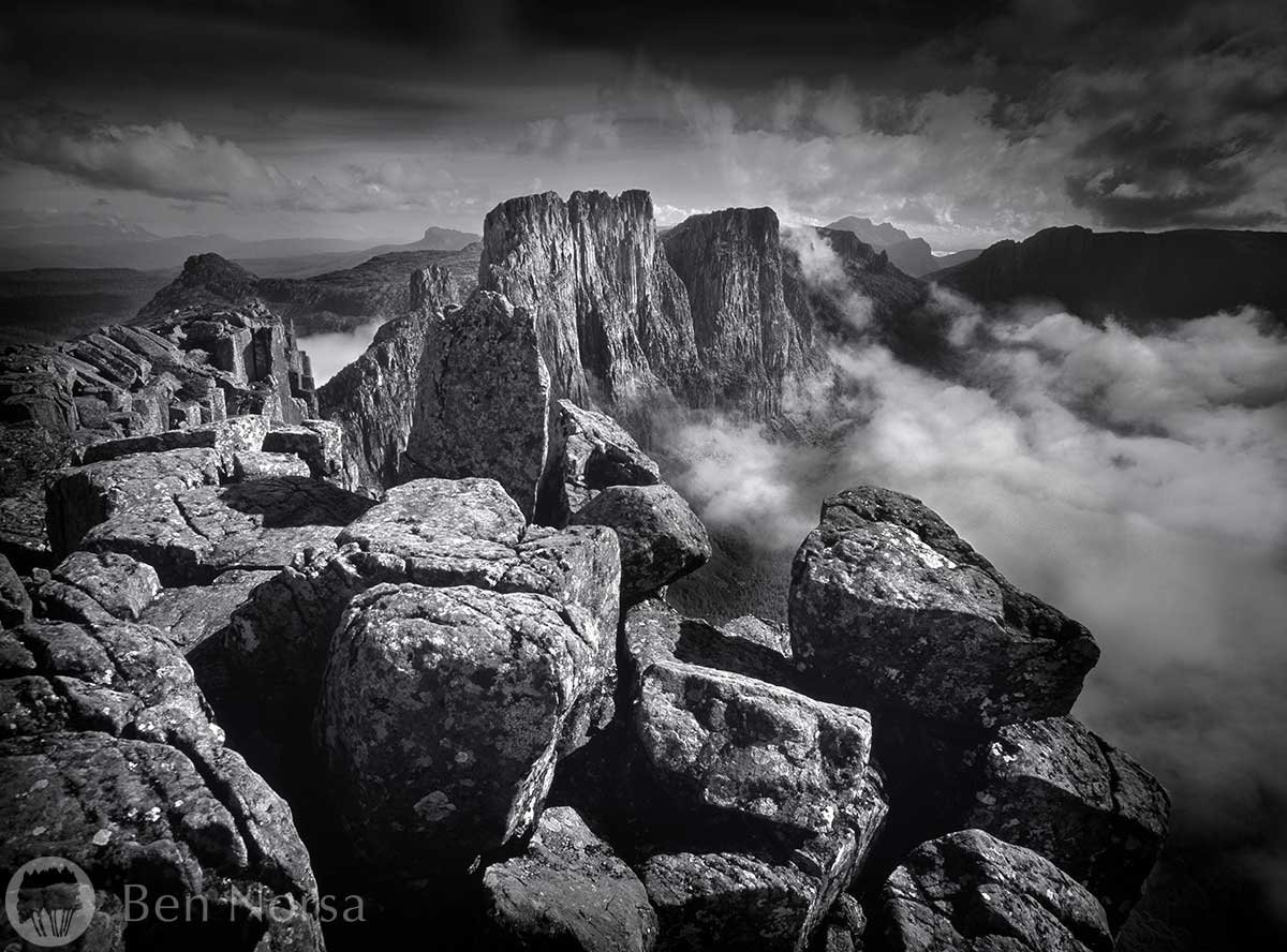 Mt Geryon from The Acropolis, Tasmania - Ben Norsa Photography
